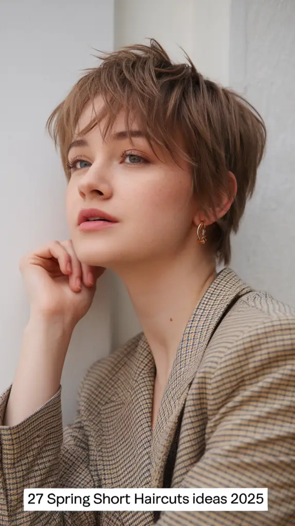 Spring Short Haircuts Ideas 2025 for Women: Layers, Bangs, Wavy, Curly ...