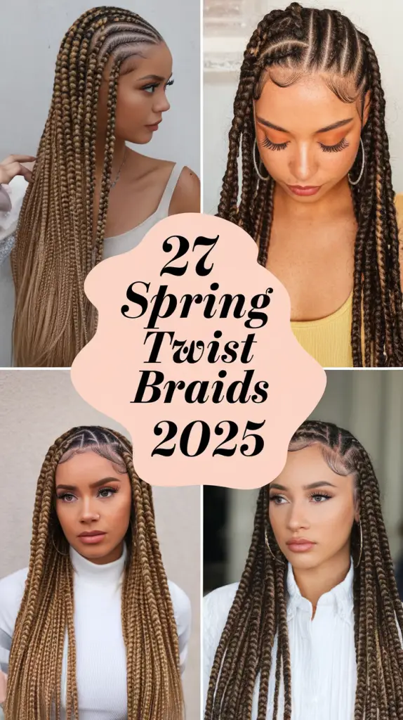 Spring Twist Braids 2025 - Stylish Short, Long, and Medium Hairstyles ...