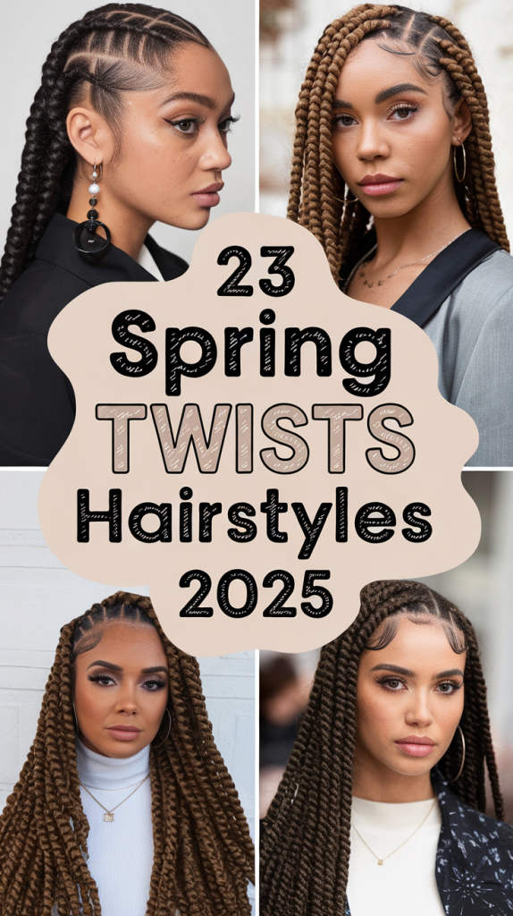 23 Spring Twists Hairstyles 2025 – Short, Crochet, Medium, Long & Cute ...