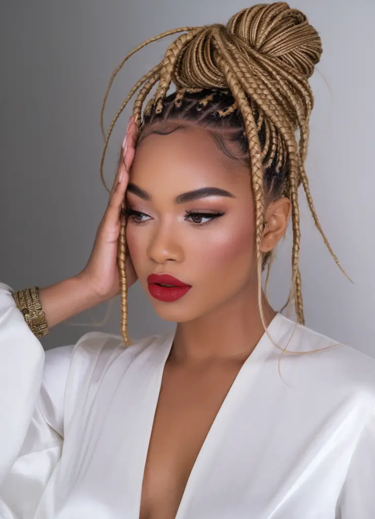 25 Trendy Spring Box Braid Hairstyles 2025: Knotless, Jumbo, Cornrow ...