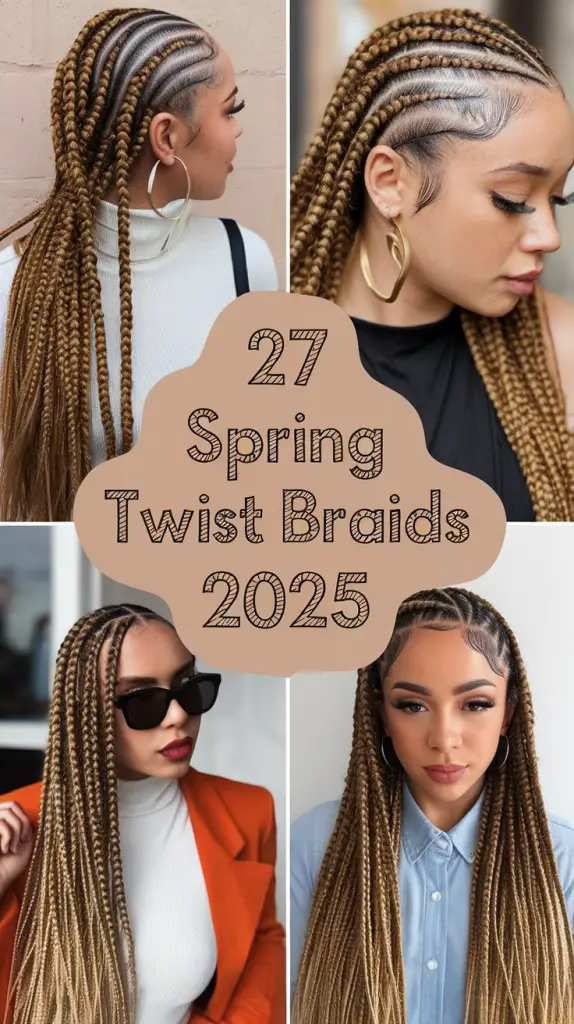 Spring Twist Braids 2025 - Stylish Short, Long, and Medium Hairstyles ...