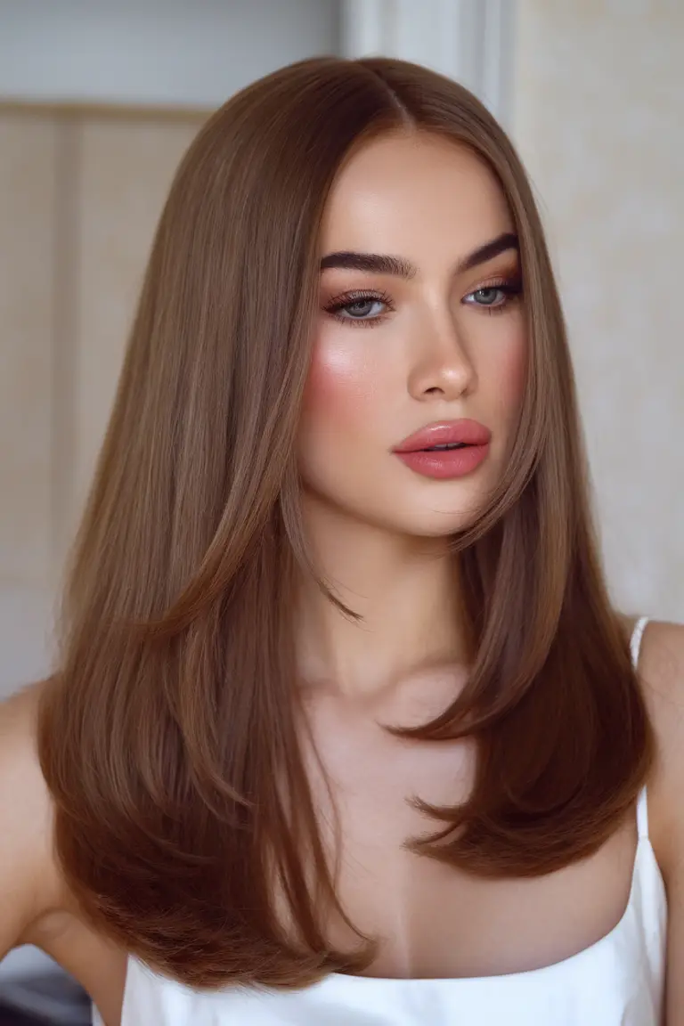 Spring Brown Hair Colors 2025: Dark, Chocolate, Honey Balayage Ideas ...