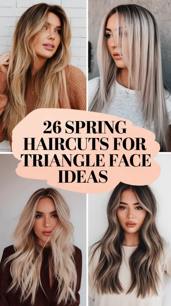 Best Spring Haircuts for Triangle Face Shape Women 2025: Short, Medium ...