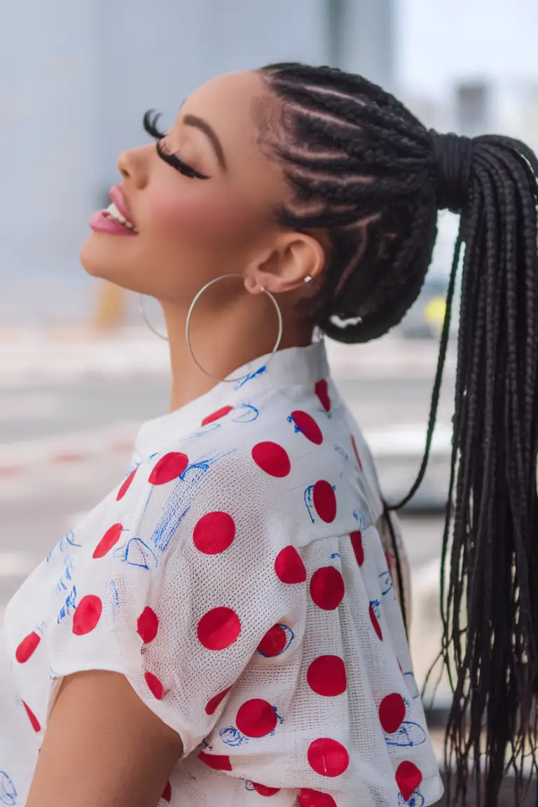 25 Trendy Spring Box Braid Hairstyles 2025: Knotless, Jumbo, Cornrow ...