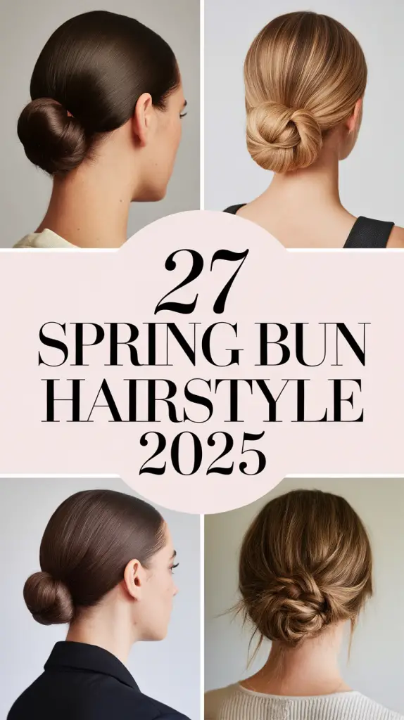 Best Spring Bun Hairstyles 2025 – Sleek, Messy, Low, Curly & Braided ...