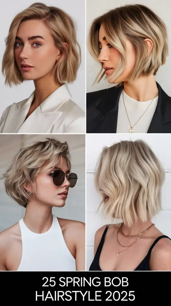 Spring Bob Hairstyle 2025 – Trendy Inverted, Choppy, Layered & Curly ...