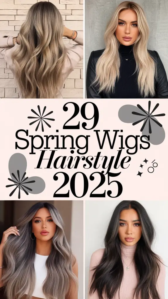 Spring Wigs Hairstyle 2025 – Cute Lace Front, Frontal Bob, Deep Wave ...
