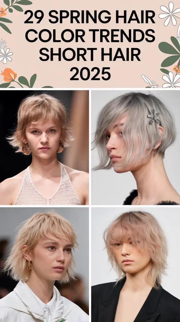Spring Hair Color Trends for Short Hair 2025: Bright Ideas for Blondes ...