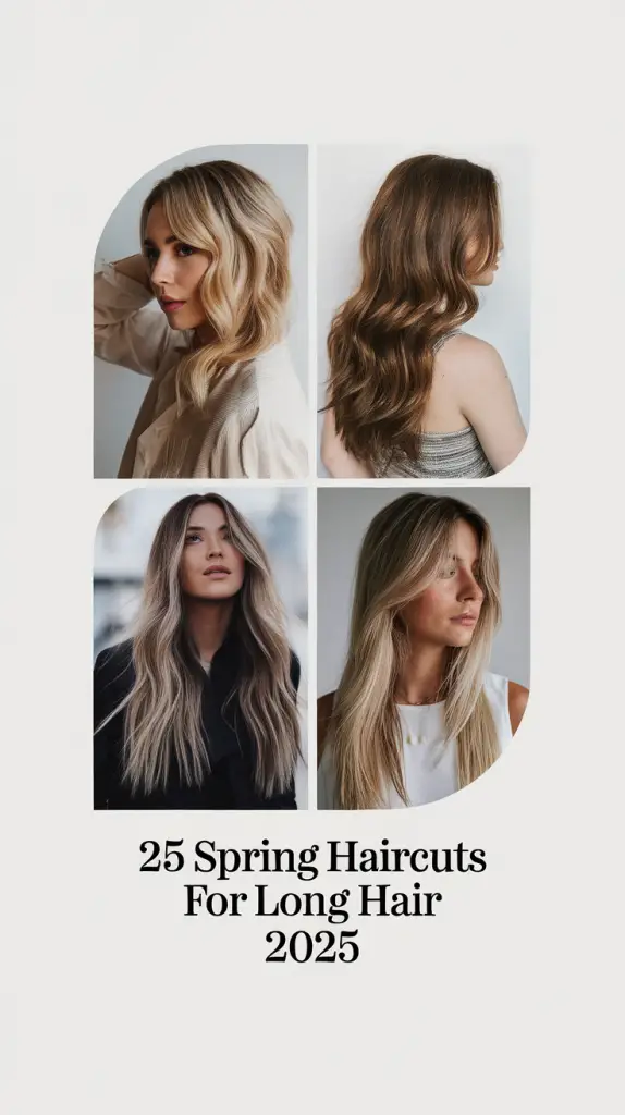 Trendy Spring Haircuts for Long Hair 2025 - Layers, Curtain Bangs, and ...