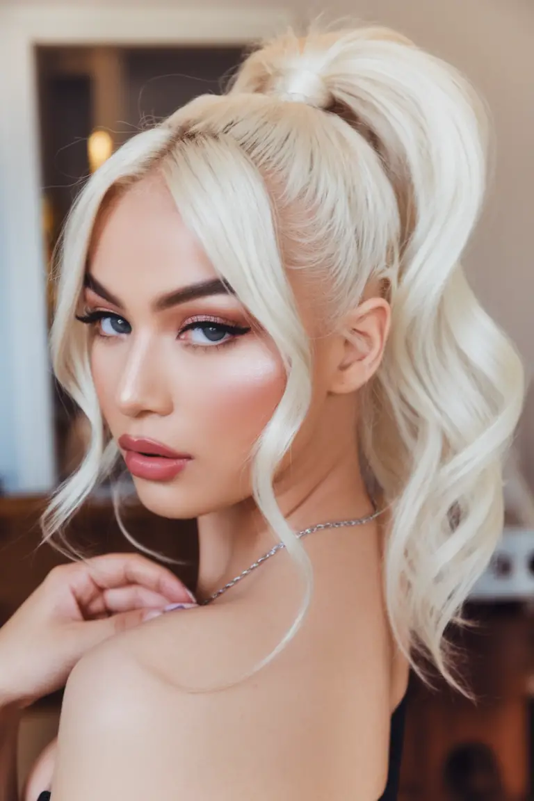 Spring Ponytail Hairstyle 2025 – Sleek, Braided, Messy & Elegant Looks ...