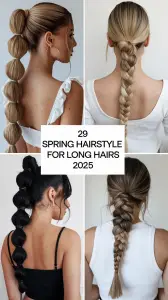 Spring Hairstyles for Long Hair 2025 – Cute, Elegant, and Trendy Looks ...
