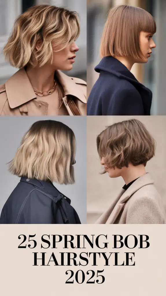 Spring Bob Hairstyle 2025 – Trendy Inverted, Choppy, Layered & Curly ...