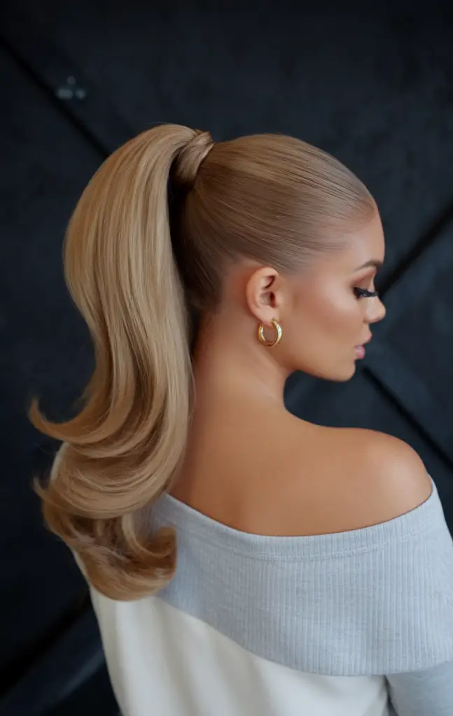 Spring Ponytail Hairstyle 2025 – Sleek, Braided, Messy & Elegant Looks ...