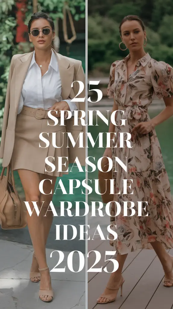 Spring Summer Season Capsule Wardrobe Ideas 2025 – 15 Minimal Classic ...