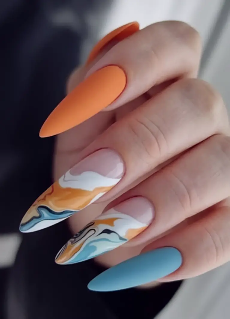 April Nails Color Ideas 2025 – Solid, Pastel, Ombre, and Bright Gel ...