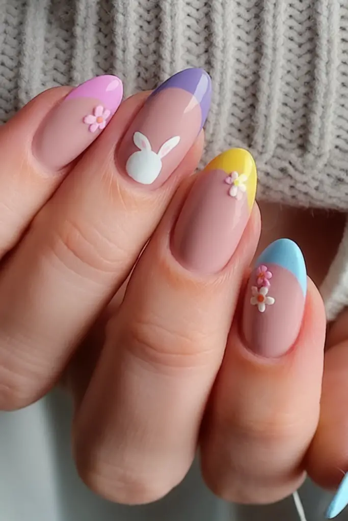 27 Easter Nails Ideas 2025 – Cute Spring Designs in Pink, Blue, Green ...