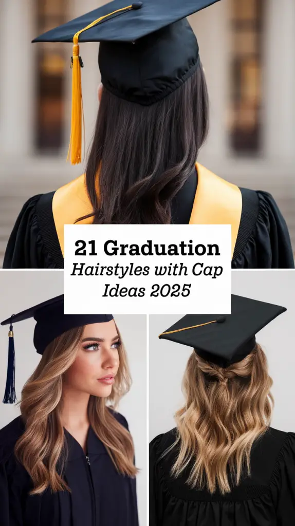 Best Graduation Hairstyles with Cap Ideas 2025 – Short Hair, Long Hair ...