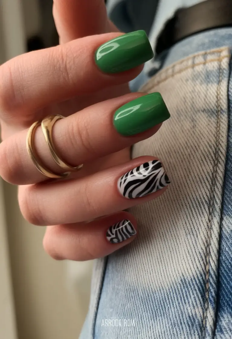 25 Green Spring Nails Ideas 2025 – Trendy and Simple Designs for March ...