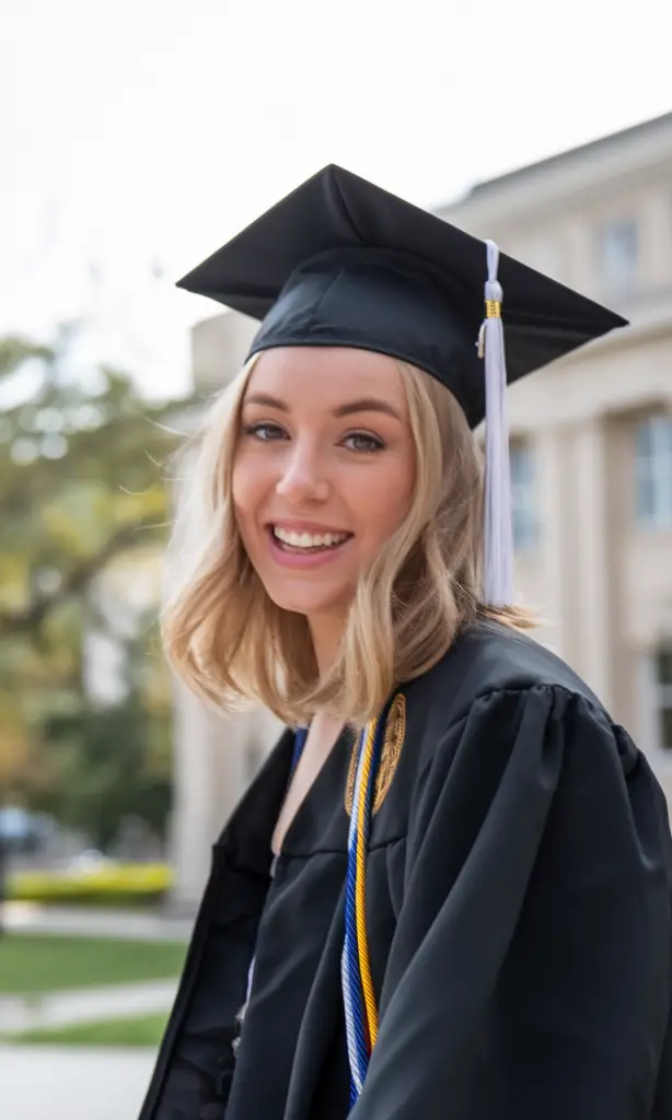 Best Graduation Hairstyles with Cap Ideas 2025 – Short Hair, Long Hair ...